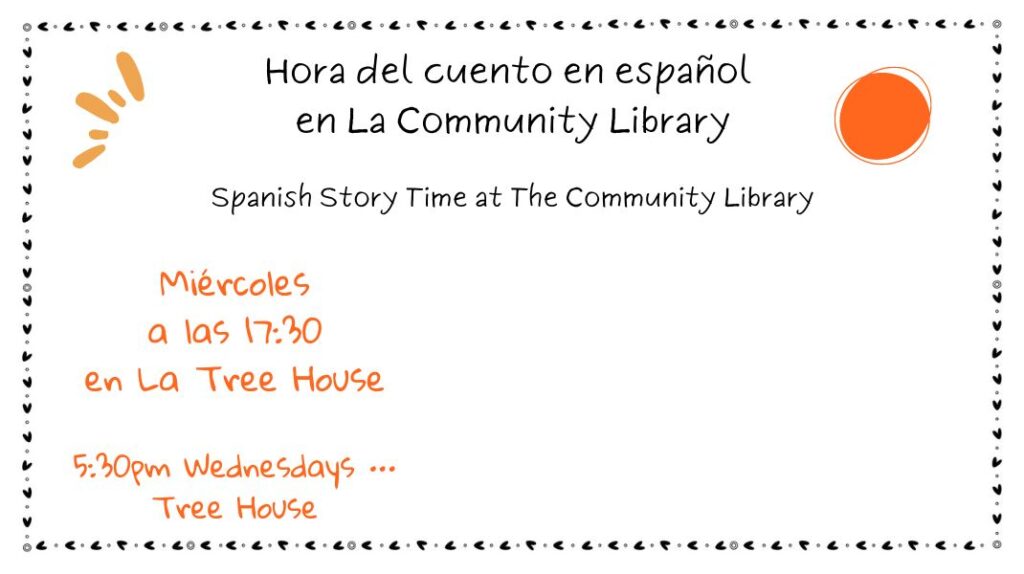 Spanish Story Time - Community Library